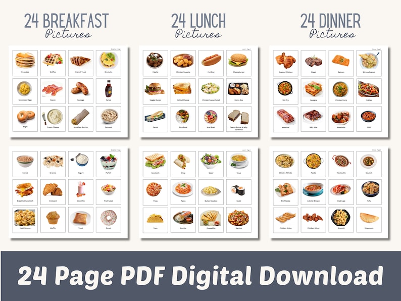 Real Picture Cards for Nonverbal Communication, Visual Image Aid for ...