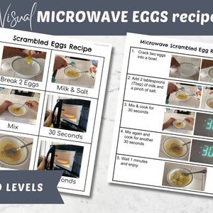 Childrens Visual Recipe, Printable Adapted Cookbook, Real Life Picture ...