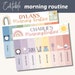 Kids Boho Routine Flip Chart, Editable Morning Flipchart, Personalized ...