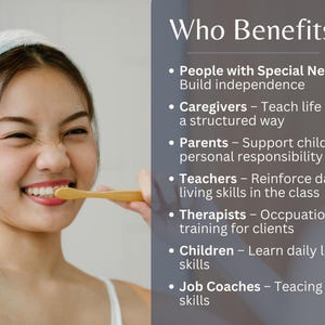 How to Brush Your Teeth Visual Guide, Printable Real Life Pictures ...