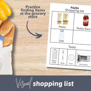 Real Picture Pasta Visual Recipe for Kids, Inclusive Cooking Activity ...