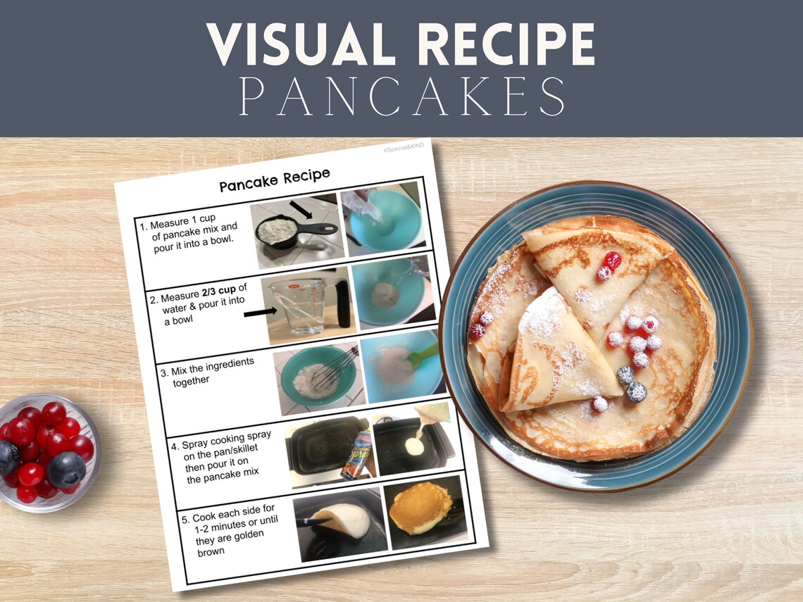 Real Picture Visual Recipe, Inclusive Cooking Activity for Children ...