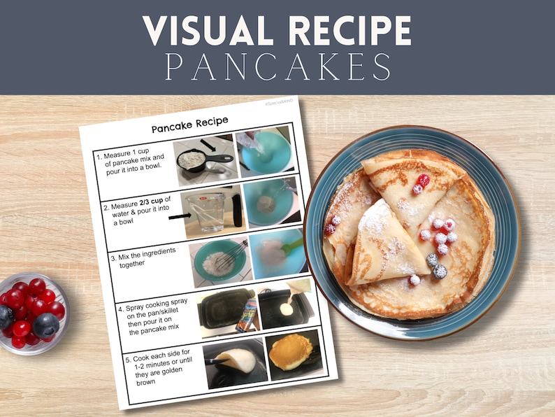 Real Picture Visual Recipe, Inclusive Cooking Activity for Children ...