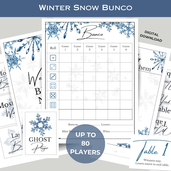 Snowflake Table - Etsy