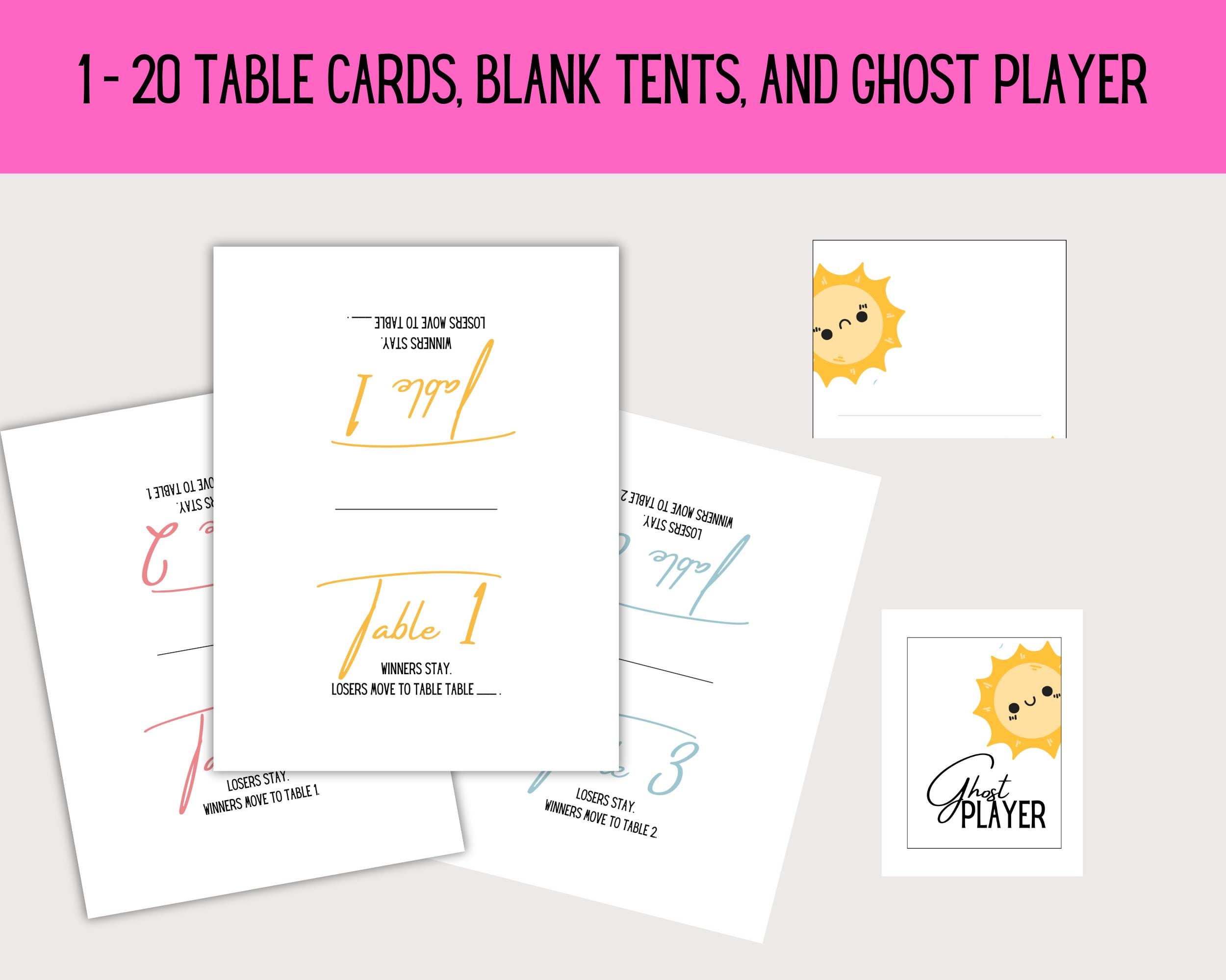 Summer Sun and Bunco Fun BUNCO Printable Bundle - Score Cards - Tally ...