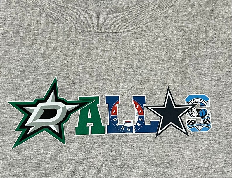 Dallas Teams Tshirt - Etsy