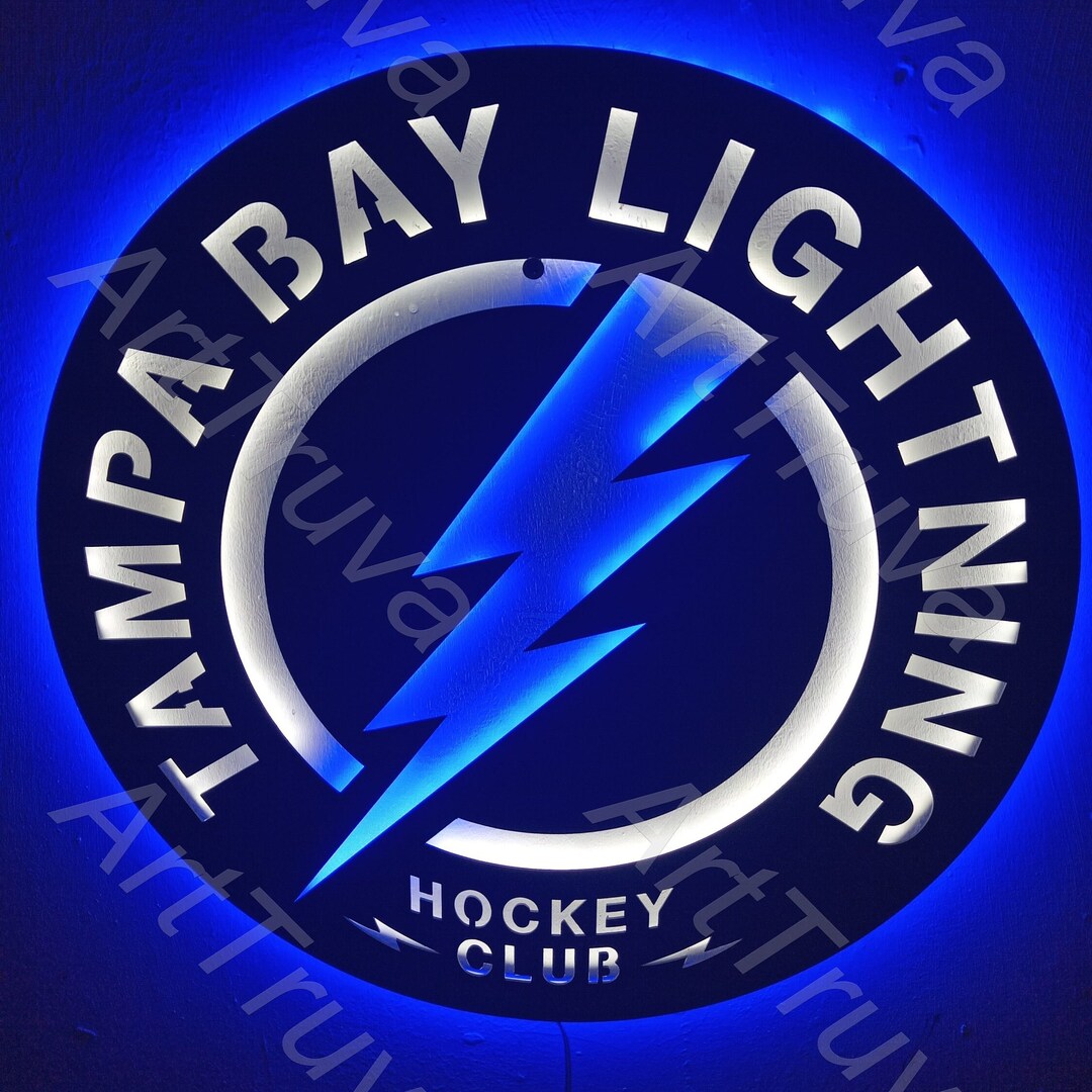 Tampa Bay Lightning, Led Decor, Tampa Led Sign, Tampa Bay Lightning Led ...