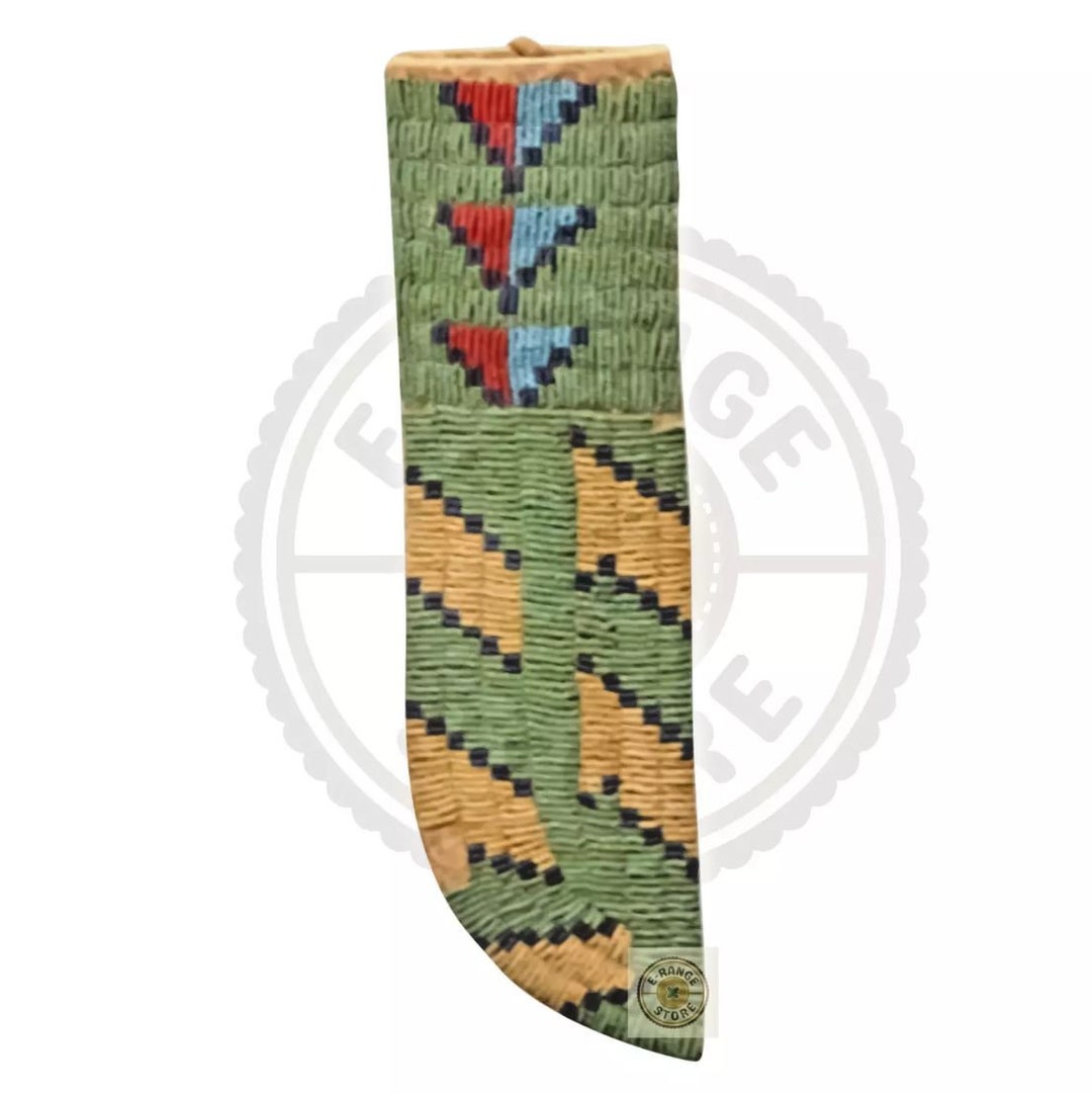 Antique Tribe Indian Suede Leather Native American Knife Cover Knive ...