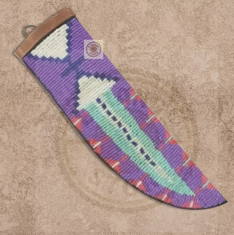 Antique Tribe Indian Suede Leather Native American Knife Cover Knive ...