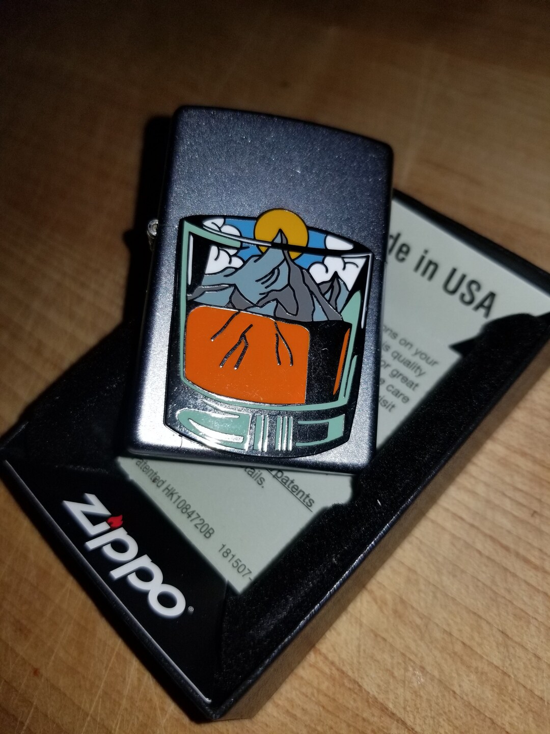 Grimey Handshake Custom Zippo Rocky Mountain Cocktail Lighter - Etsy