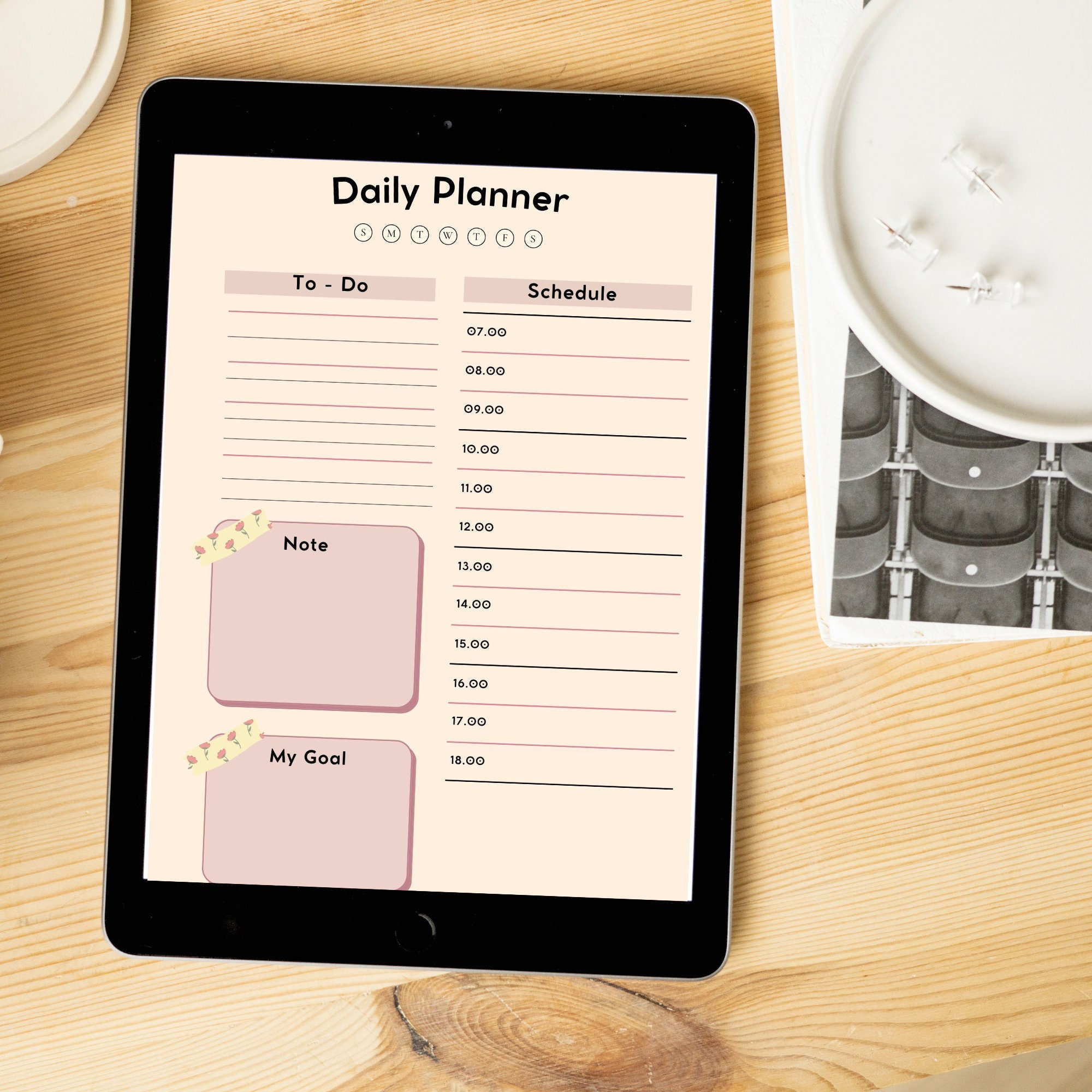 Digital Daily Planner iPad Planner - Etsy