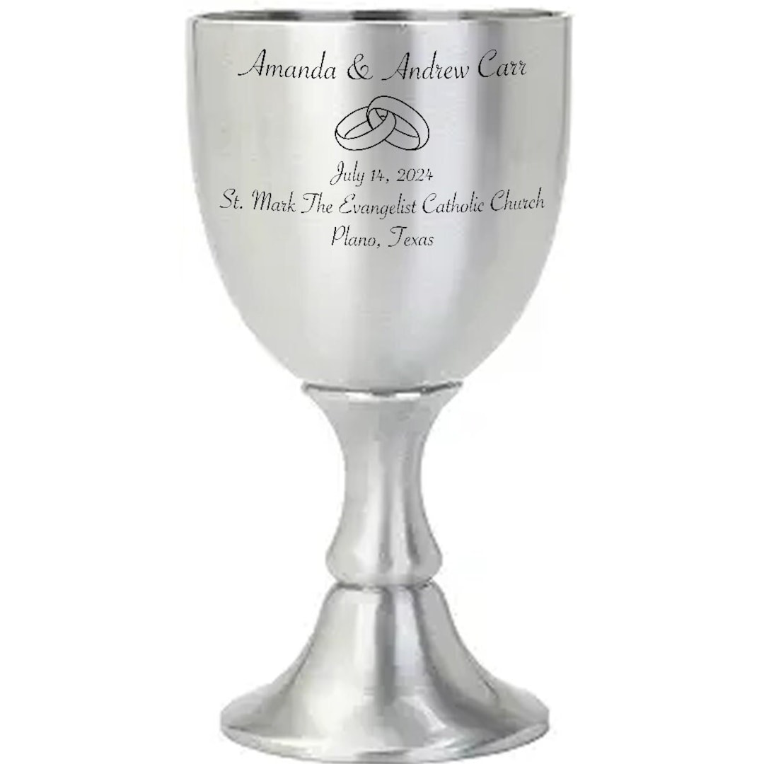 Wedding Custom Engraved Chalice/goblet - Etsy