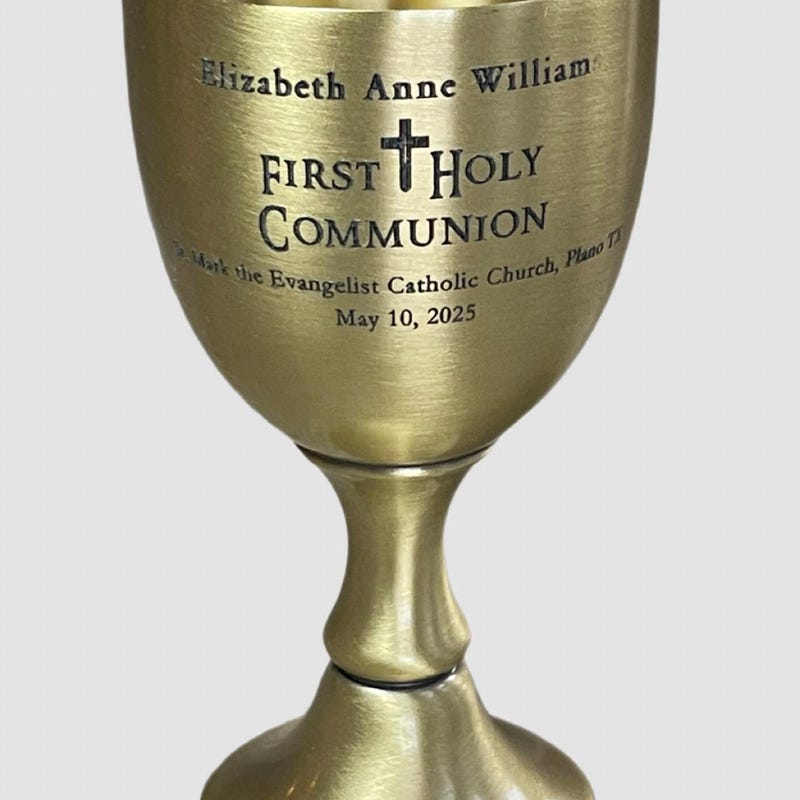 Communion Cups Engraved - Etsy