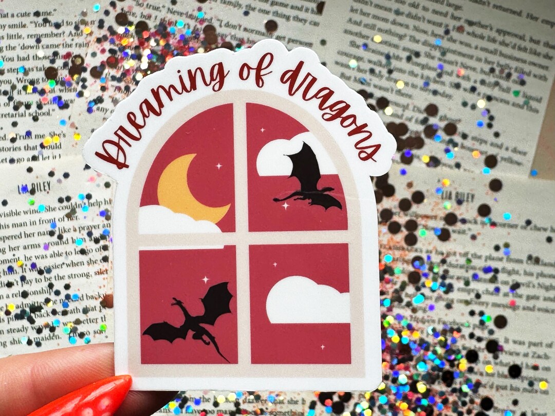 Dragons Sticker Rhysand Mystical Lore Bookish Stickers Bookish Merch ...
