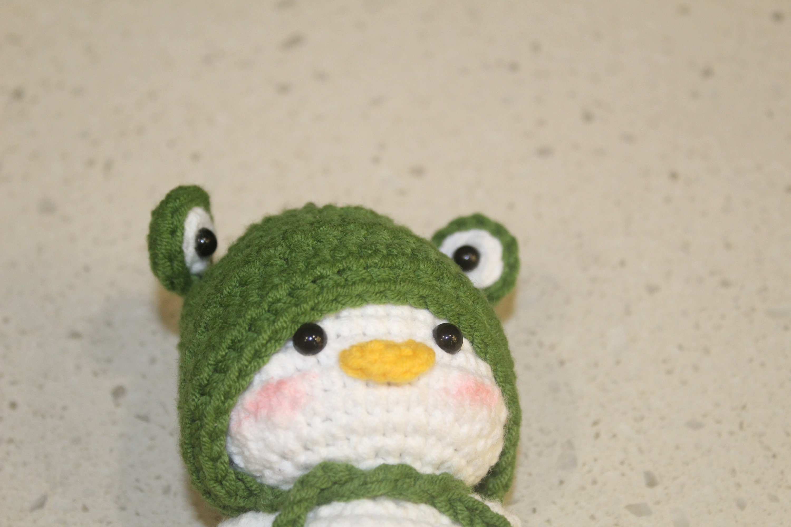 Cute Crochet Duck Keychain, Duck Keyring, Duck Amigurumi, Crochet ...