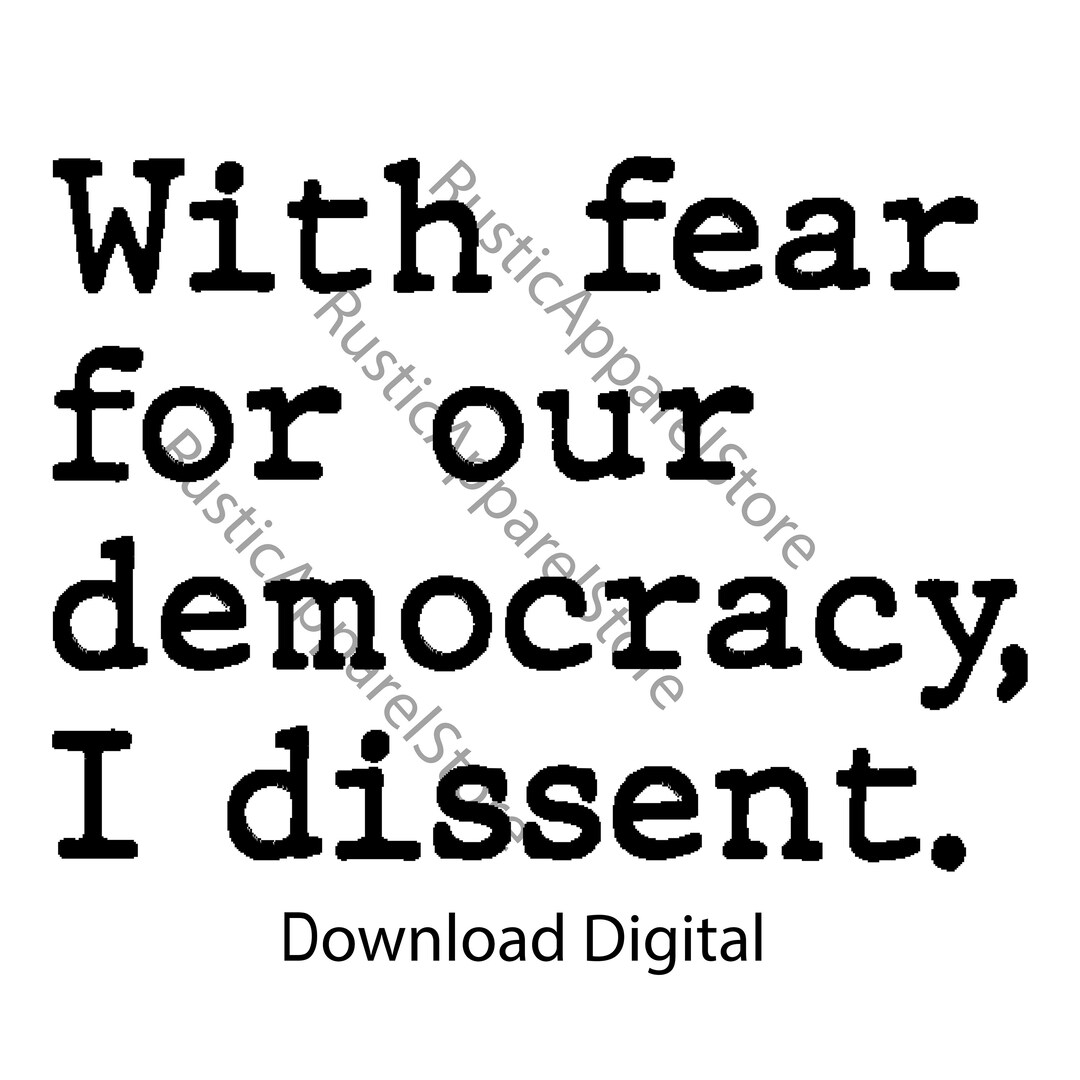 With Fear for Our Democracy File Digital, Corrupt SCOTUS Png, Pack the ...