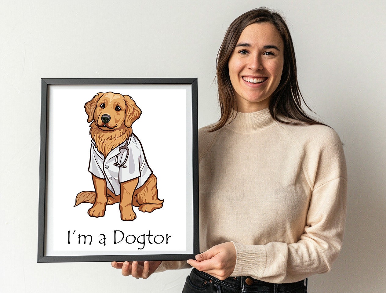 The Dogtor Series High Resolution Digital Dog Portrait Pet Print Corgi ...