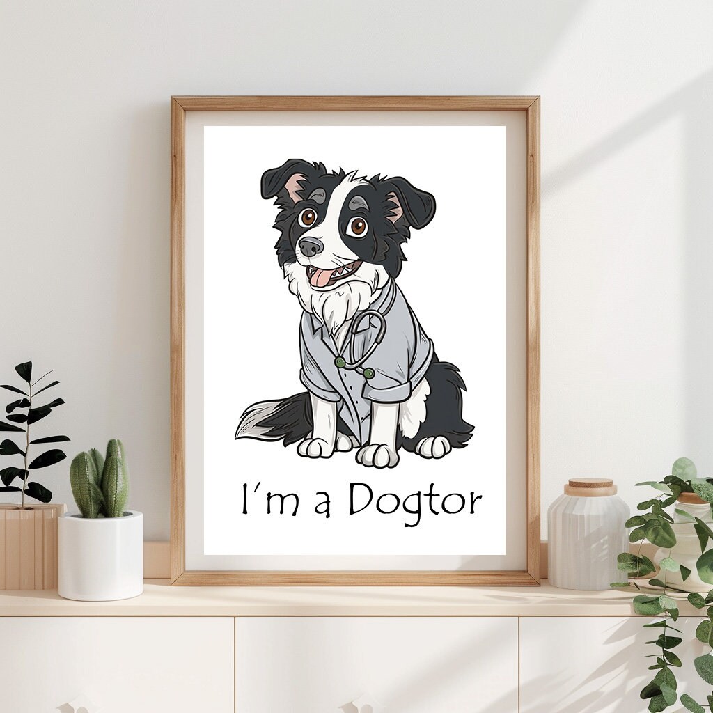 The Dogtor Series High Resolution Digital Dog Portrait Pet Print Corgi ...