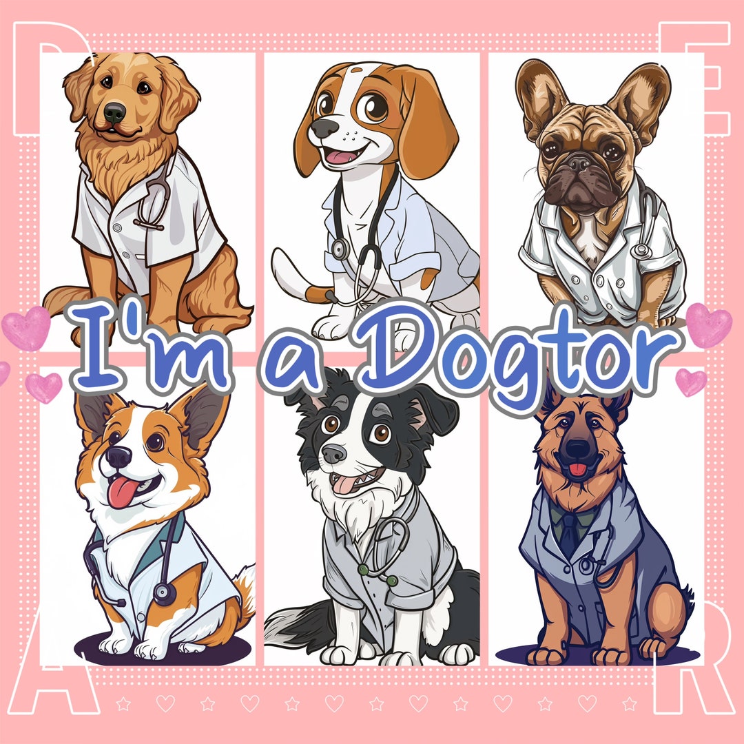 The Dogtor Series High Resolution Digital Dog Portrait Pet Print Corgi ...