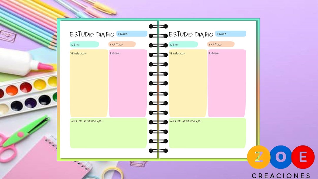 Bible Study Notebook PDF Format Digital Notebook - Etsy