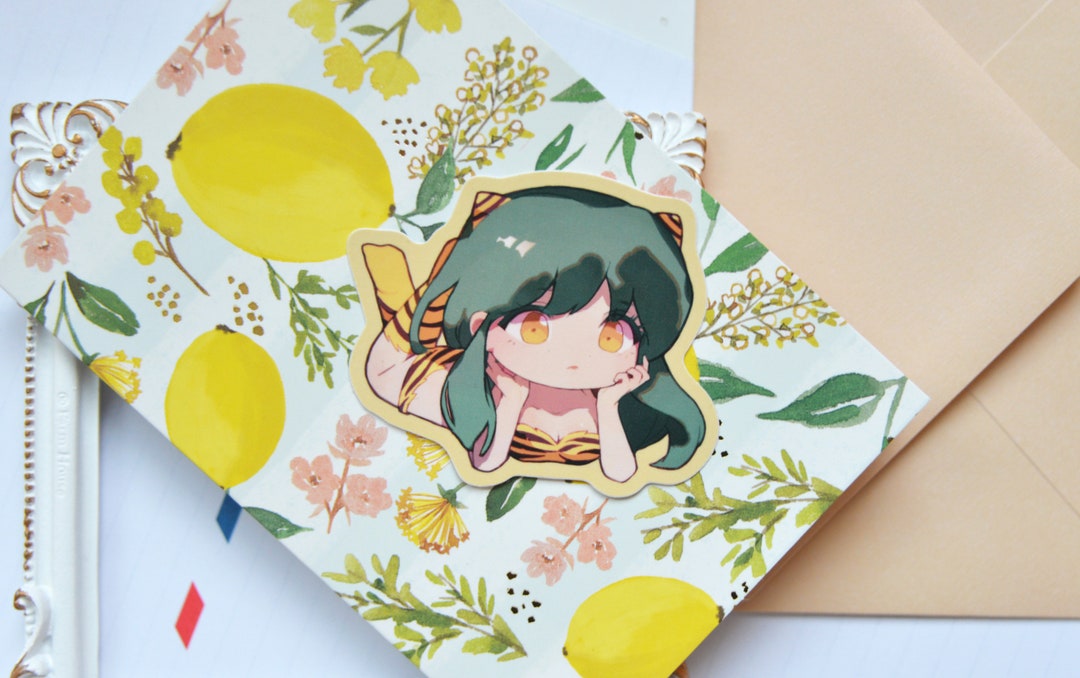 Lum the Invader Girl Vinyl Sticker - Etsy