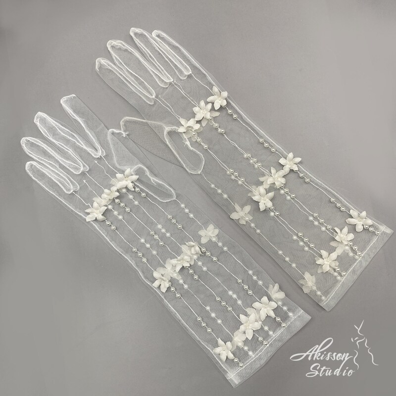 Tulle Gloves - Etsy