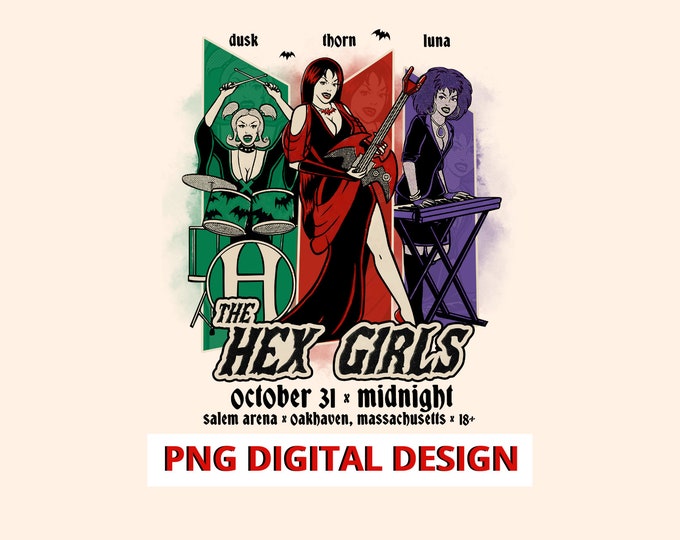 Vintage Hex Girl Tour PNG, Retro the Hex Girl Tour PNG, the Hex Girl ...