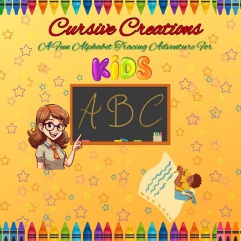Cursive Creations - A Fun Alphabet Tracing Adventure for Kids - Etsy