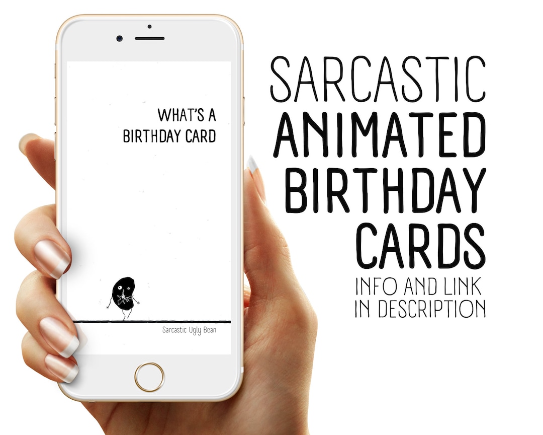 Funny Animated Birthday Card Digital Download Birthday Ecard Direct ...
