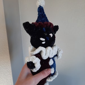 Small Jester Bunny and Cat - Etsy