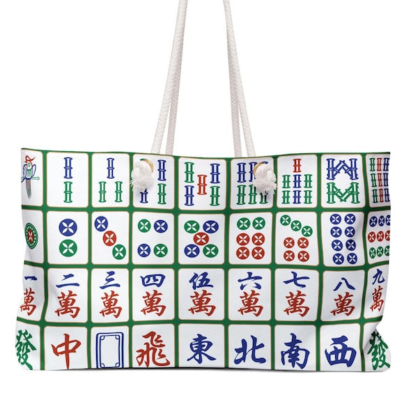Mahjong Tote Bag - Etsy