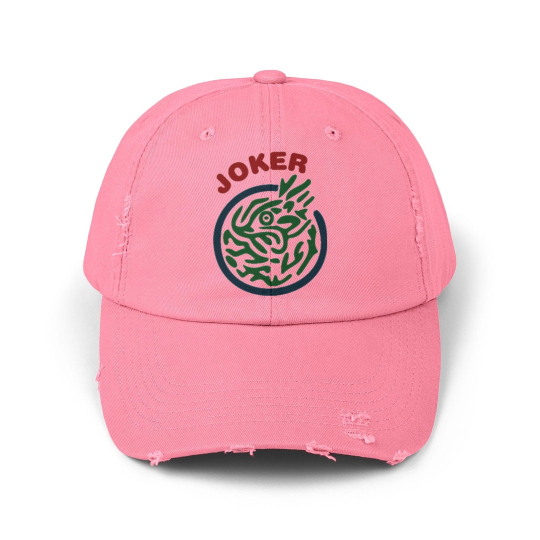 Mahjong Joker Distressed Cap, Birthday Gift, Mahjong Lovers Gift ...