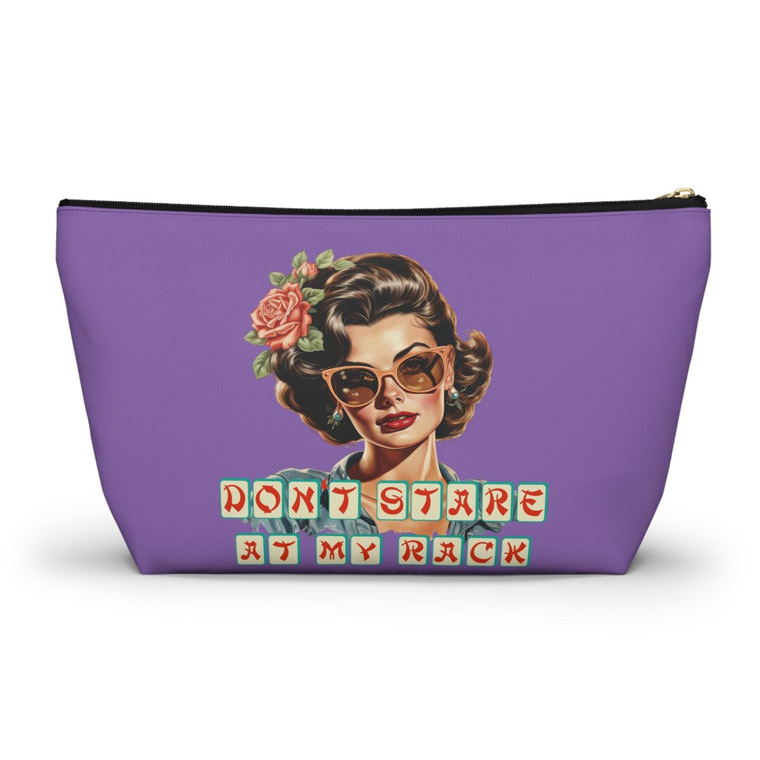 Funny Mahjong "don't Stare at My Rack" Tile Pouch, Player Birthday Gift ...