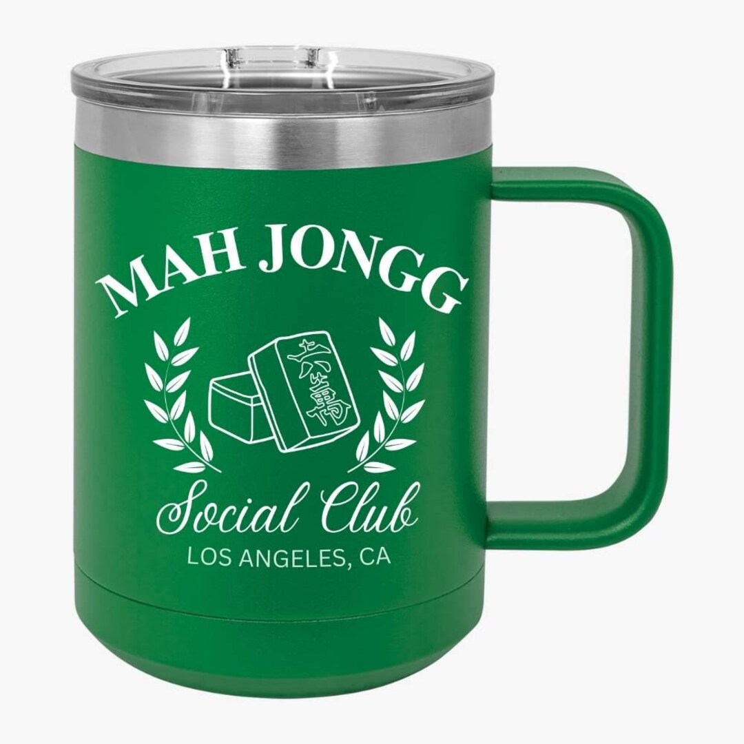 Personalized Mah Jongg Coffee Mug Tumbler 15oz ,christmas Birthday Gift ...