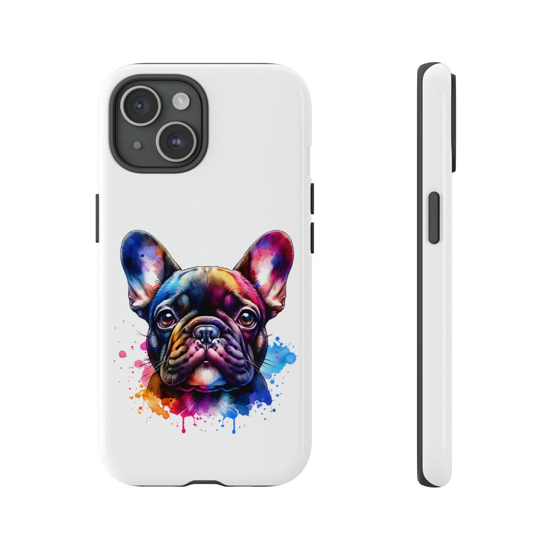 French Bulldog Phone Case, Cute Frenchie Phone Cover, Animal Lover ...