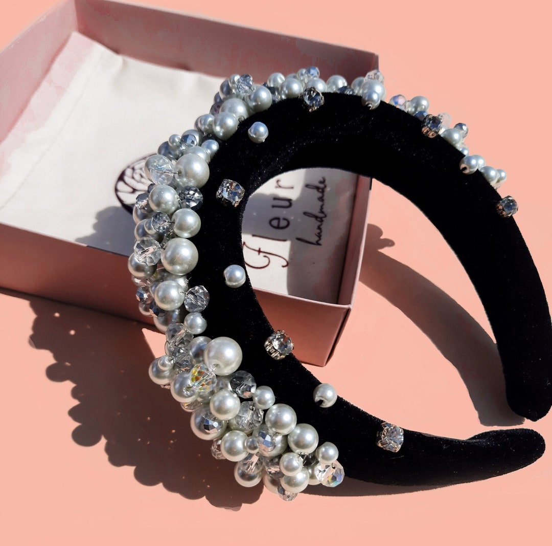 Fleurs Headdress Padded Base, Headband, Padded, Hair Accessory, Crown ...