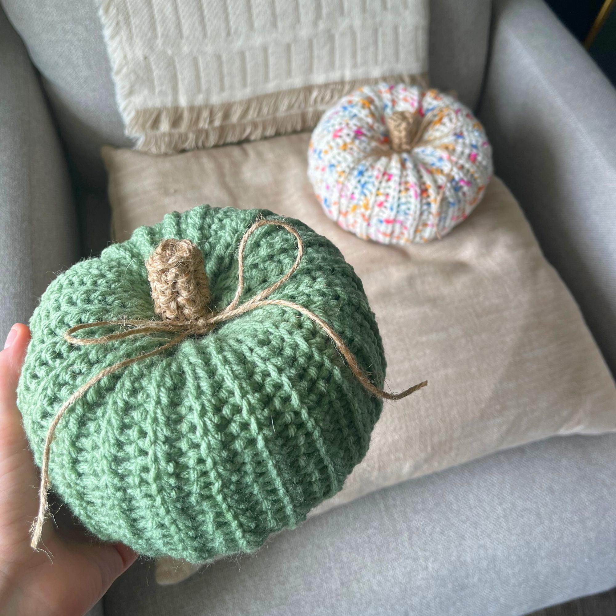 Rustic Pumpkin Crochet Pattern- Fall Decor Home Decor- Crochet Pattern Pumpkin- Fall Decor ...