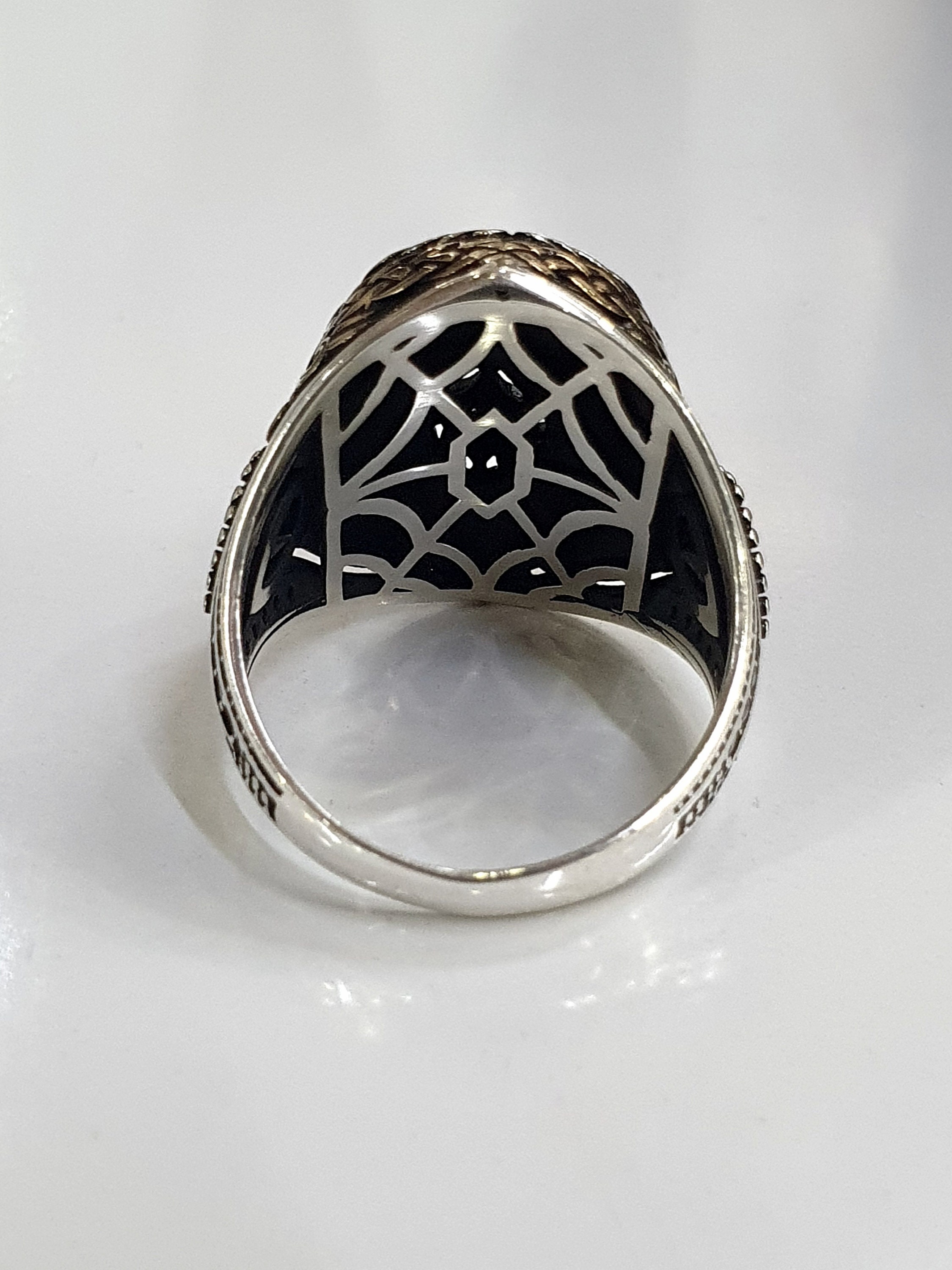 925 Sterling Silver Men's Ring - Etsy