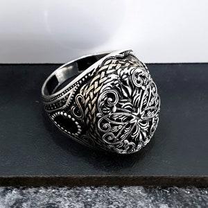 925 Sterling Silver Men's Ring - Etsy
