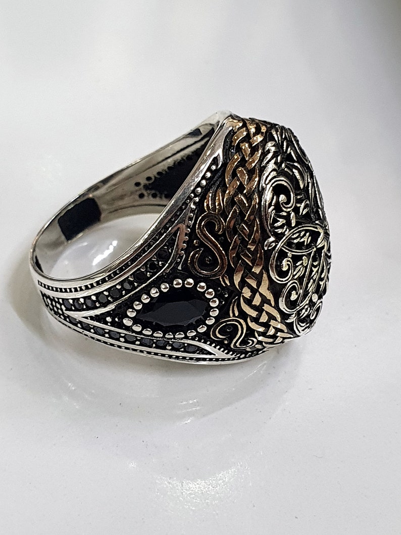 925 Sterling Silver Men's Ring - Etsy