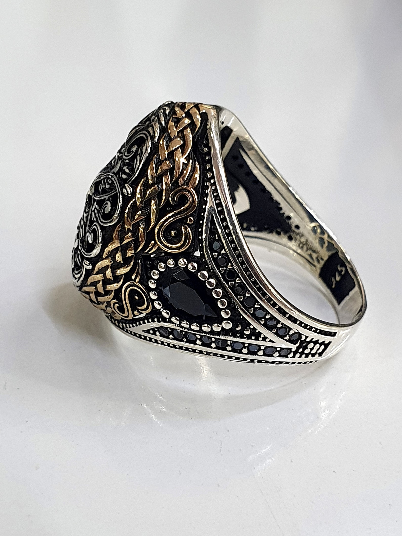 925 Sterling Silver Men's Ring - Etsy