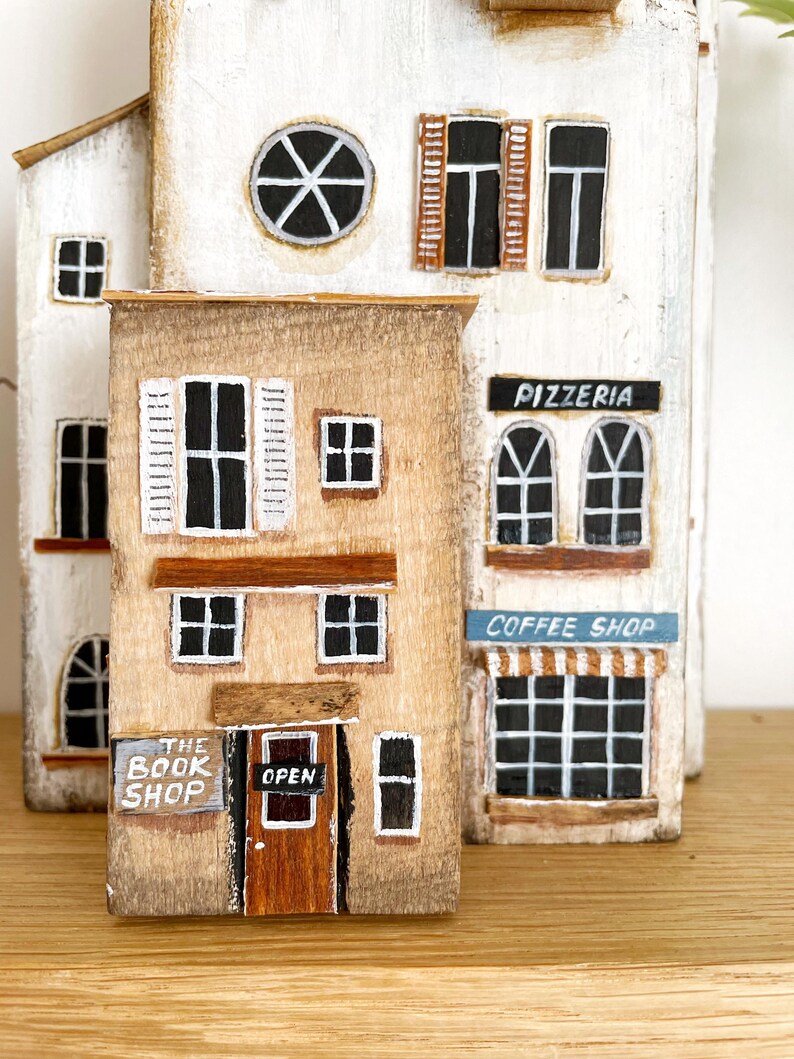 Rustic Miniature House, Rustic Home Decor, Wooden House, Country ...
