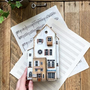 Rustic Miniature House, Rustic Home Decor, Wooden House, Country ...