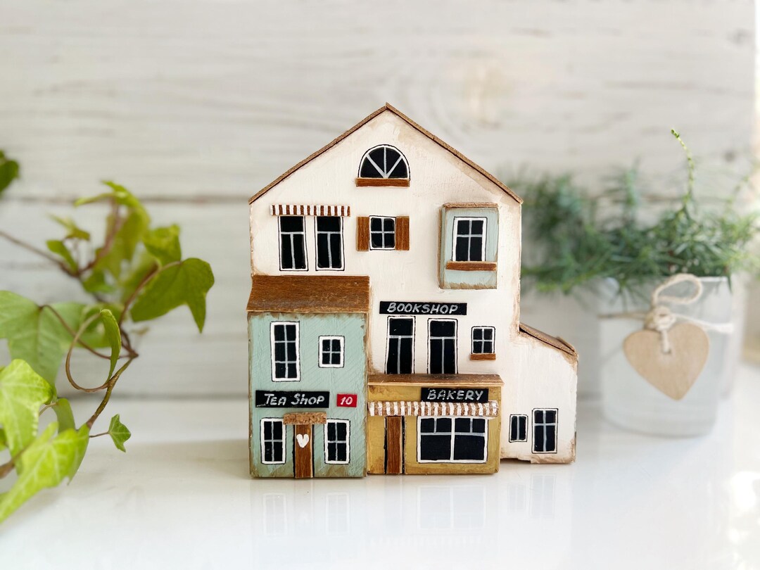 Rustic House, Wooden House, Driftwood House, Old City House Art, Rustic ...