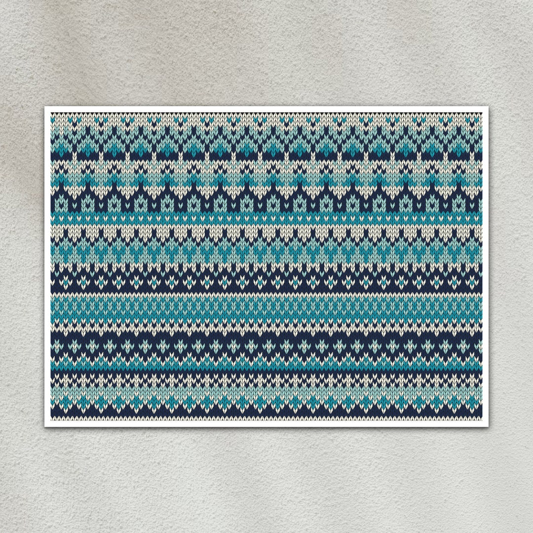 Fair Isle Knitting Pattern Printable Fair Isle Pattern Fair Isle Style ...