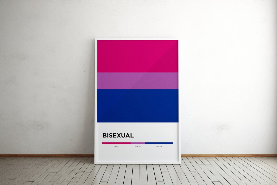 Bisexual Flag Printable Poster | LGBT Poster | Gender Oriented-based ...