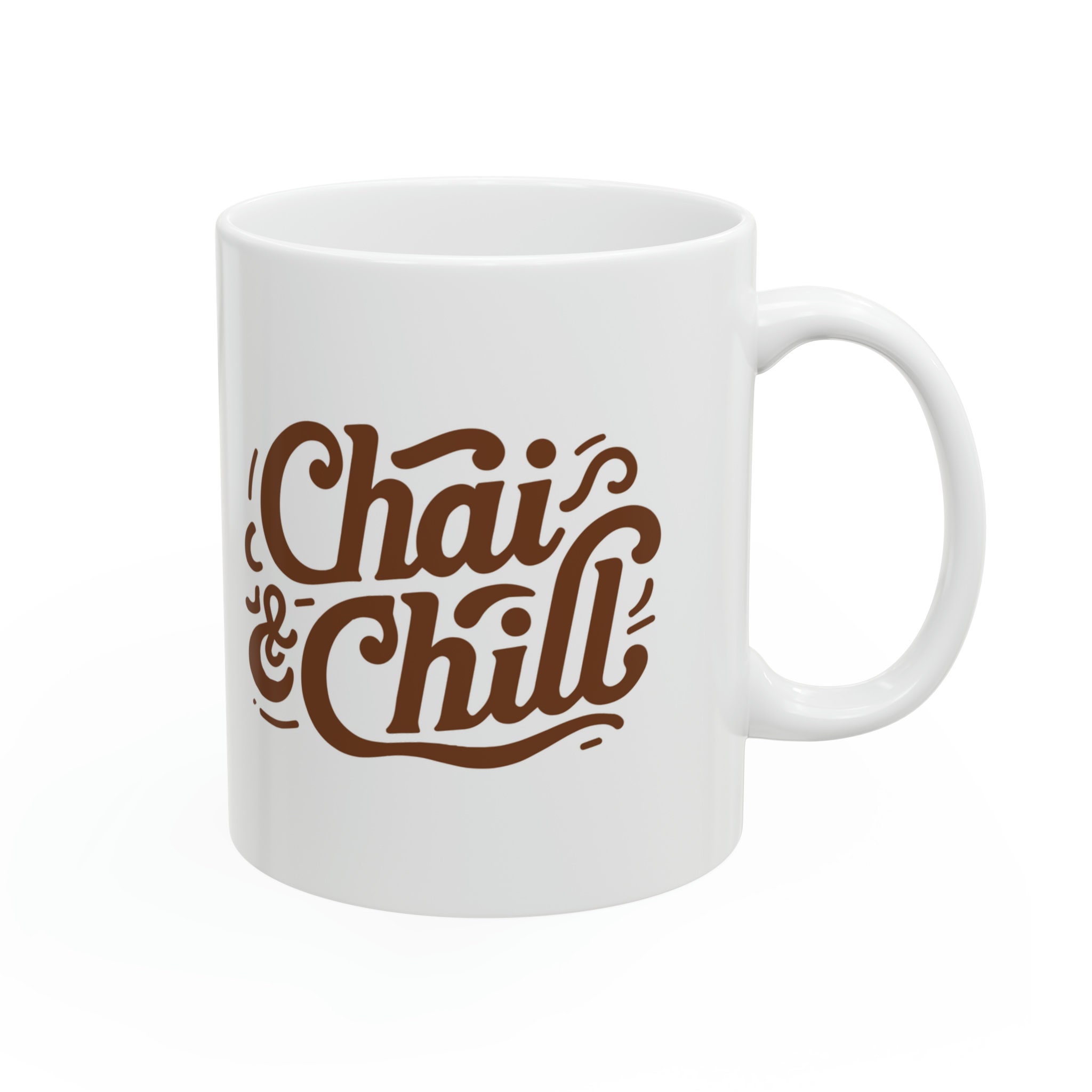 Chai & Chill Ceramic Mug 11oz: Chai Mug, Chai Tea, Chai Tea Latte, Chai ...