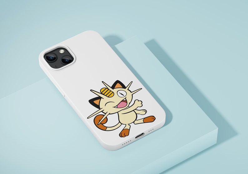 MEOWTH Pokemon, 4 Pack, Silhouette, Outline, Svg Png, T-shirt Design ...