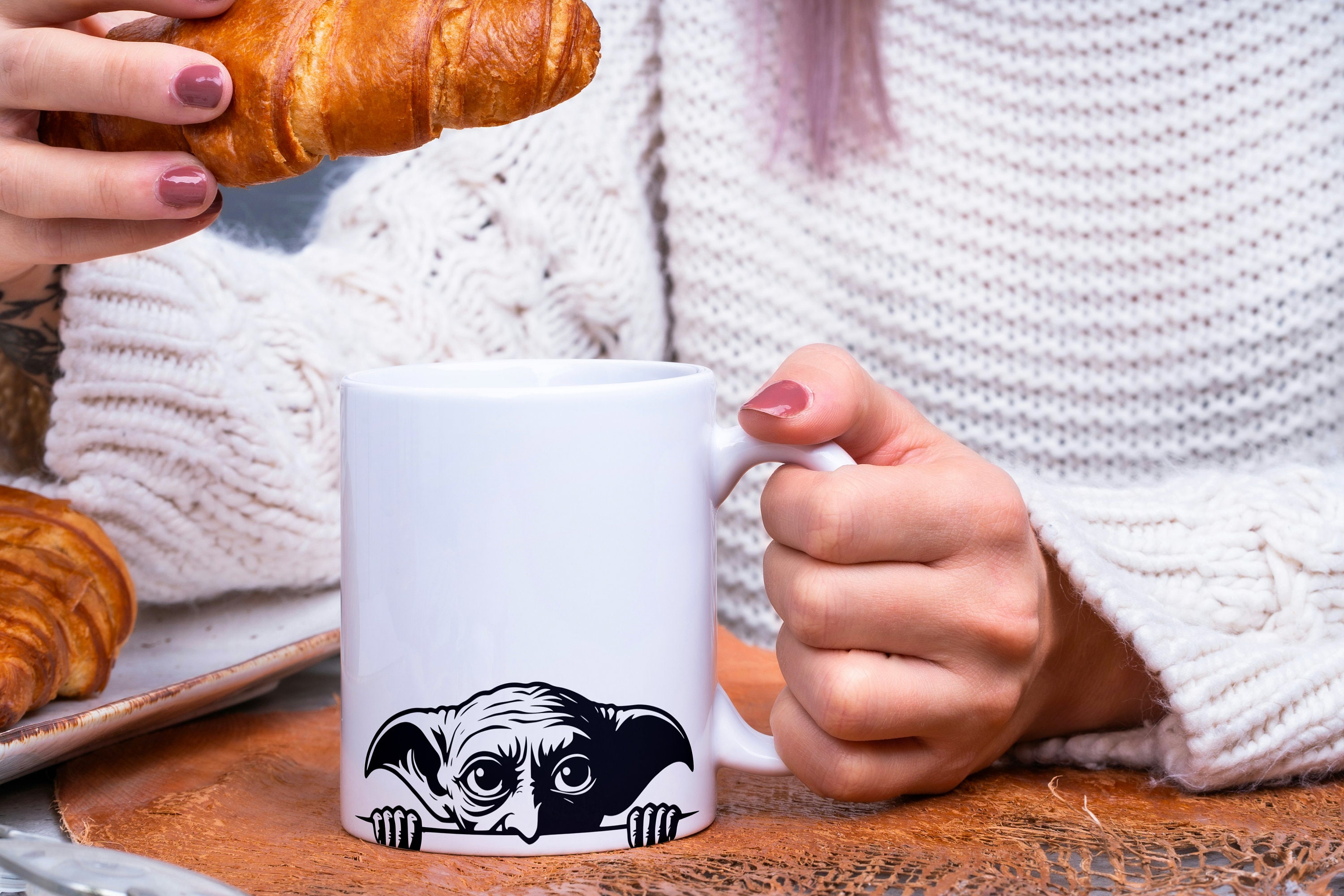 PEEKING DOBBY SVG, T-shirt, Sticker, Mug Wrap, Vector, Cricut ...