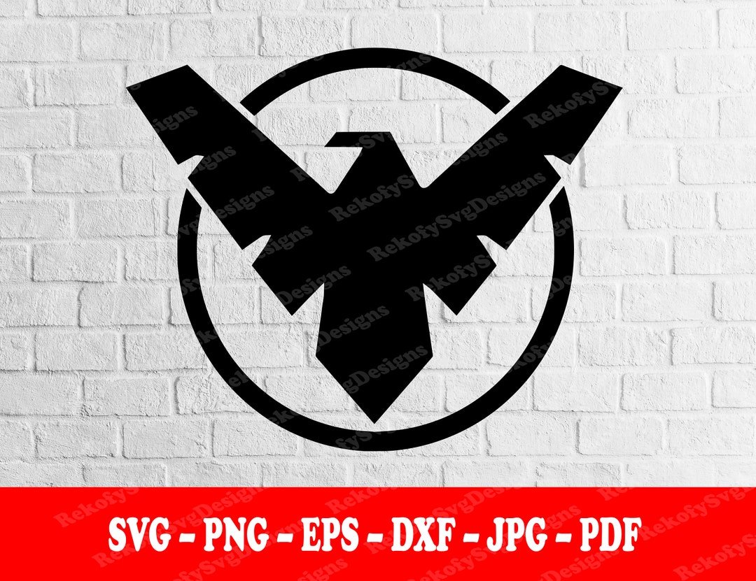 NIGHTWING LOGO, Svg, T-shirt, Sticker, Mug Wrap, Vector, Cricut ...